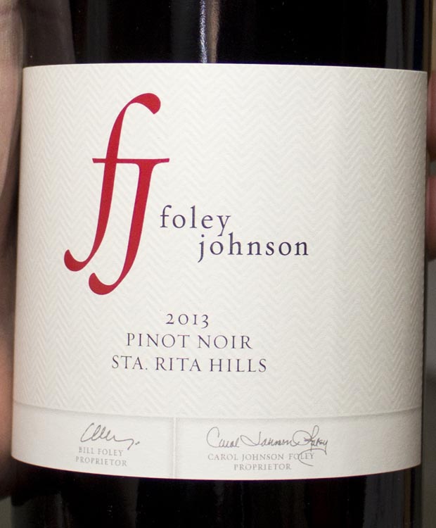 Last Bottle - Foley Johnson Pinot Noir Sta. Rita Hills 2013