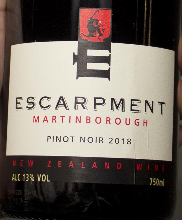 Last Bottle - Escarpment Pinot Noir Martinborough 2018