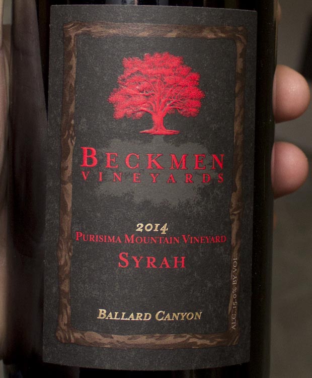 Last Bottle - Beckmen Vineyards Syrah Purisima Mountain Santa Ynez ...