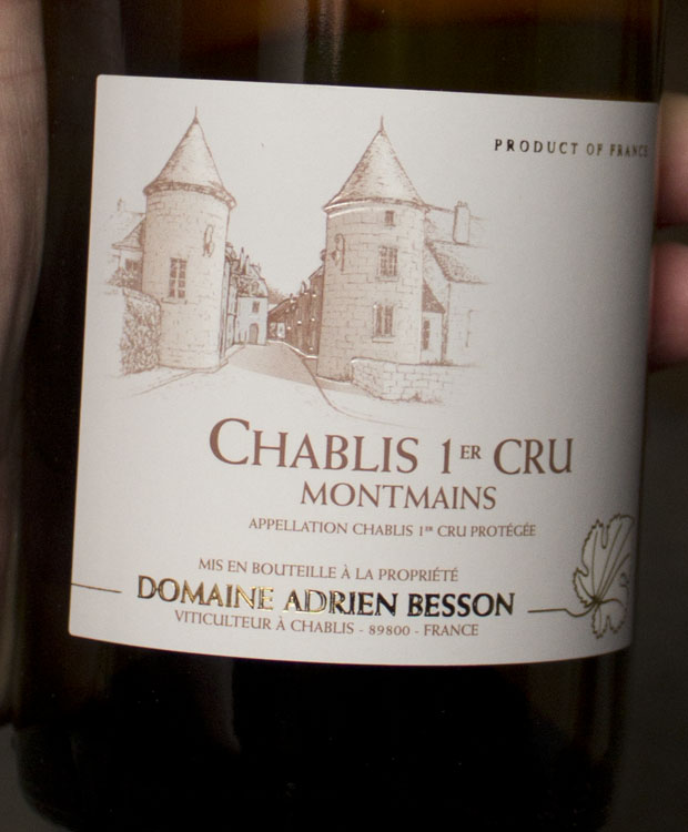 Last Bottle - Domaine Besson Montmains Chablis Premier Cru 2018