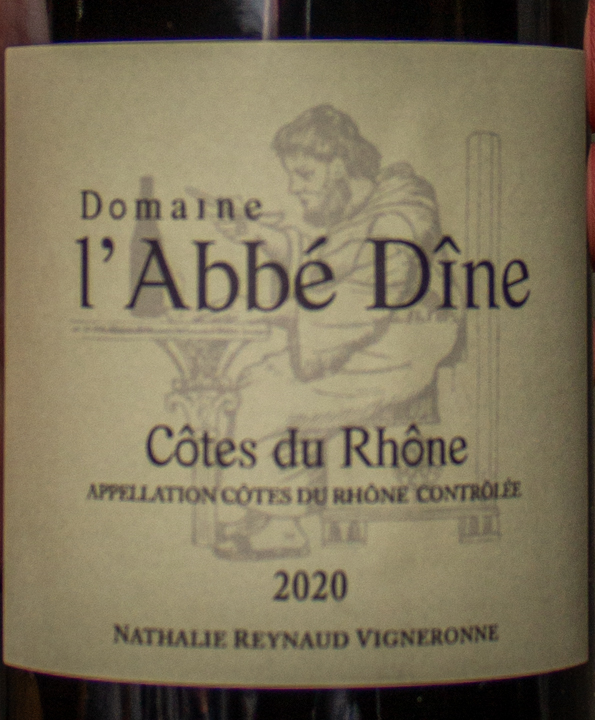Last Bottle - Domaine L'Abbe Dine Côtes-du-Rhône Rouge 2020