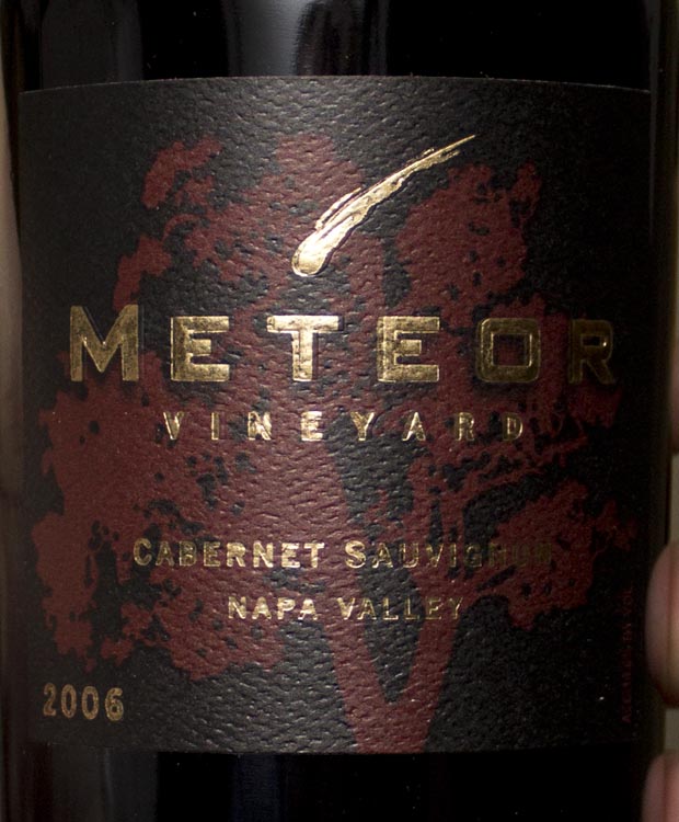 Last Bottle - Meteor Vineyard Cabernet Sauvignon Napa Valley 2006
