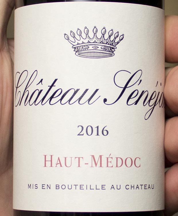 Last Bottle - Chateau Senejac Haut-Medoc 2016 (375mL)