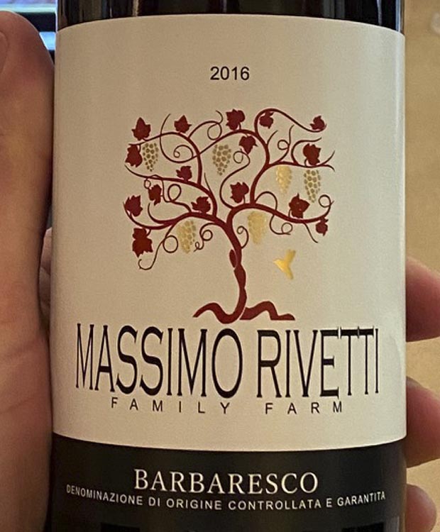 Last Bottle - Massimo Rivetti Barbaresco 2016