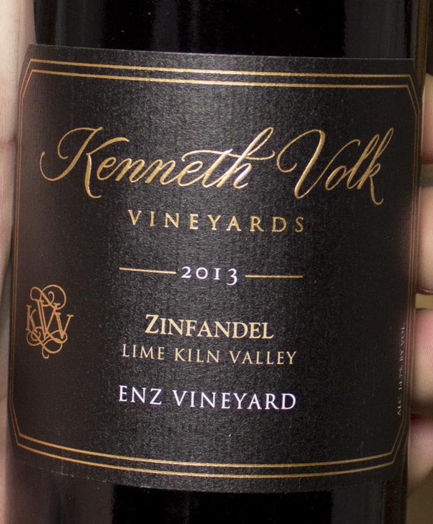 Last Bottle - Kenneth Volk Vineyards Zinfandel Enz Vineyard Lime Kiln ...