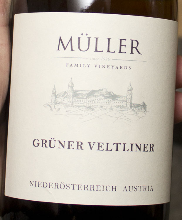Last Bottle - Muller Family Vineyards Gruner Veltliner Niederosterreich ...