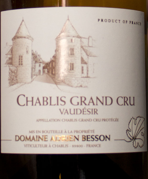 Last Bottle - Domaine Besson Vaudesir Chablis Grand Cru 2019