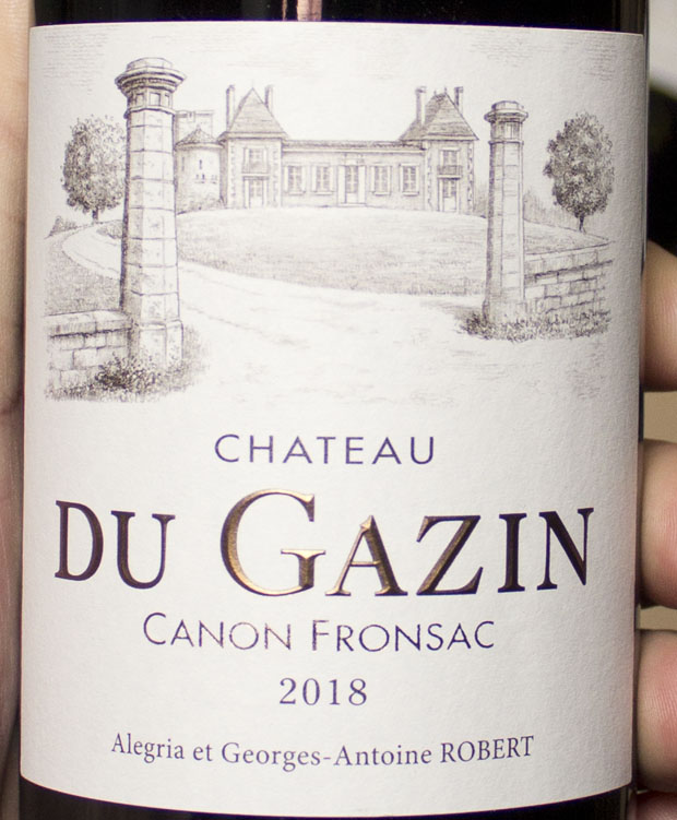 Last Bottle - Chateau Du Gazin Canon Fronsac 2018