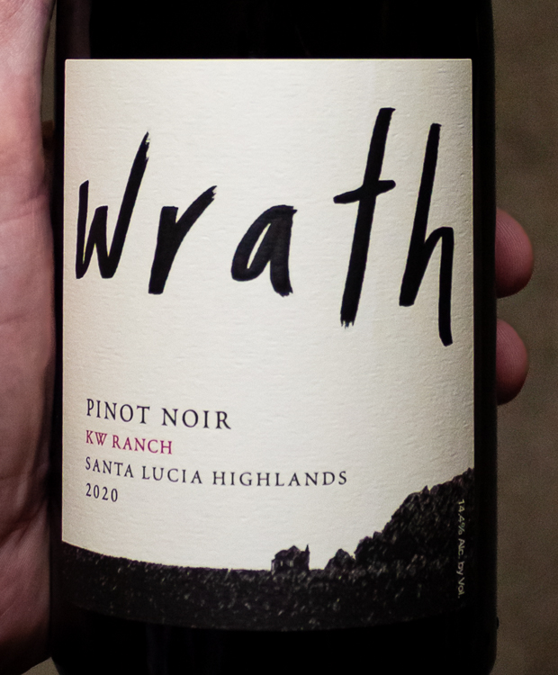 Last Bottle - Wrath Wines Pinot Noir KW Ranch Santa Lucia Highlands 2020