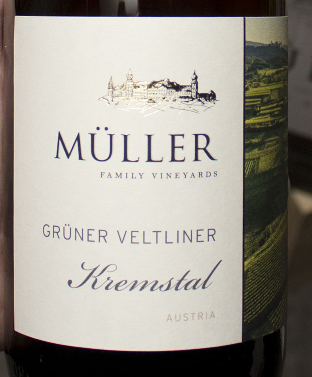 Last Bottle - Muller Family Vineyards Gruner Veltliner Kremstal Austria 2020