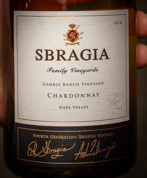 Last Bottle - Sbragia Family Vineyards Chardonnay Gamble Ranch Vineyard ...