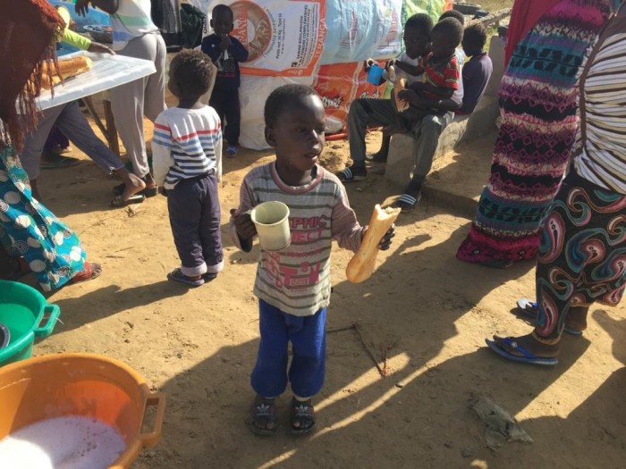 Feeding The Homeless Children