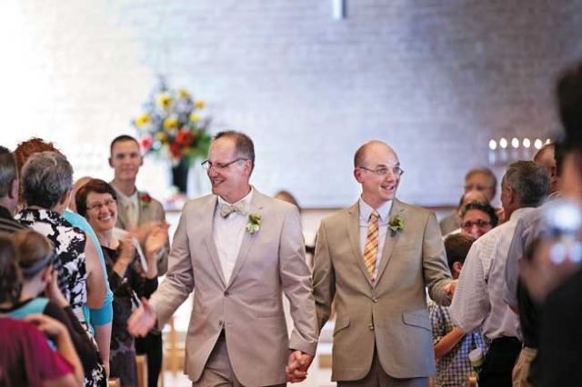 Real Weddings: Kevin Reuther & Gerry Tyrrell | Lavender Magazine