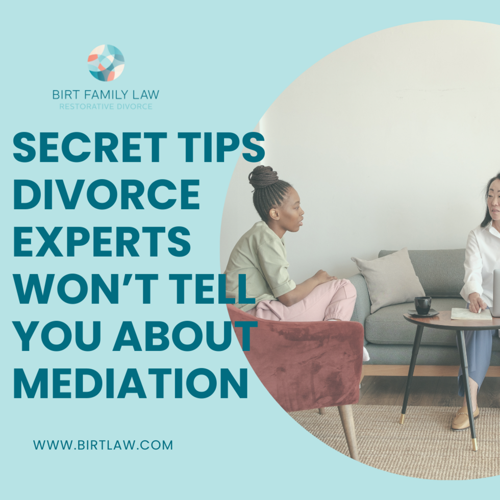 Secret Tips Divorce Experts Won't Tell You About Mediation for Divorcing Couples With Children