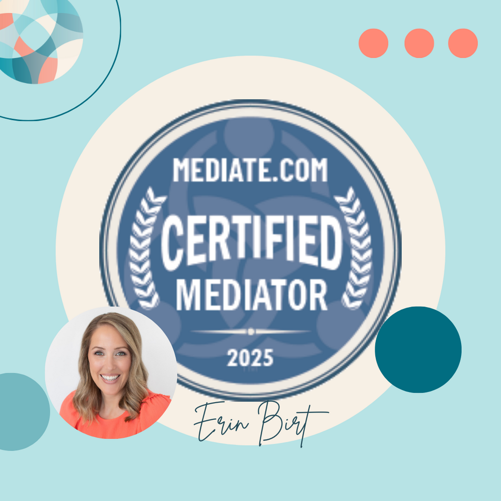 Erin Birt Approved as a Certified Mediator by Mediate.com