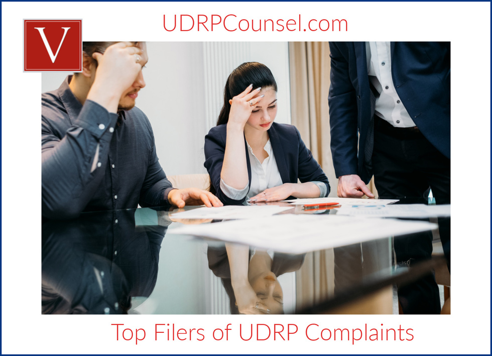 Which companies file the most UDRP complaints | Vondran Legal