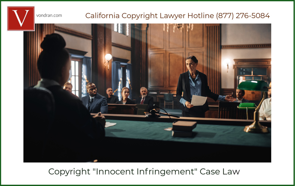 When does the innocent infringement defense apply in copyright law? | Vondran Legal
