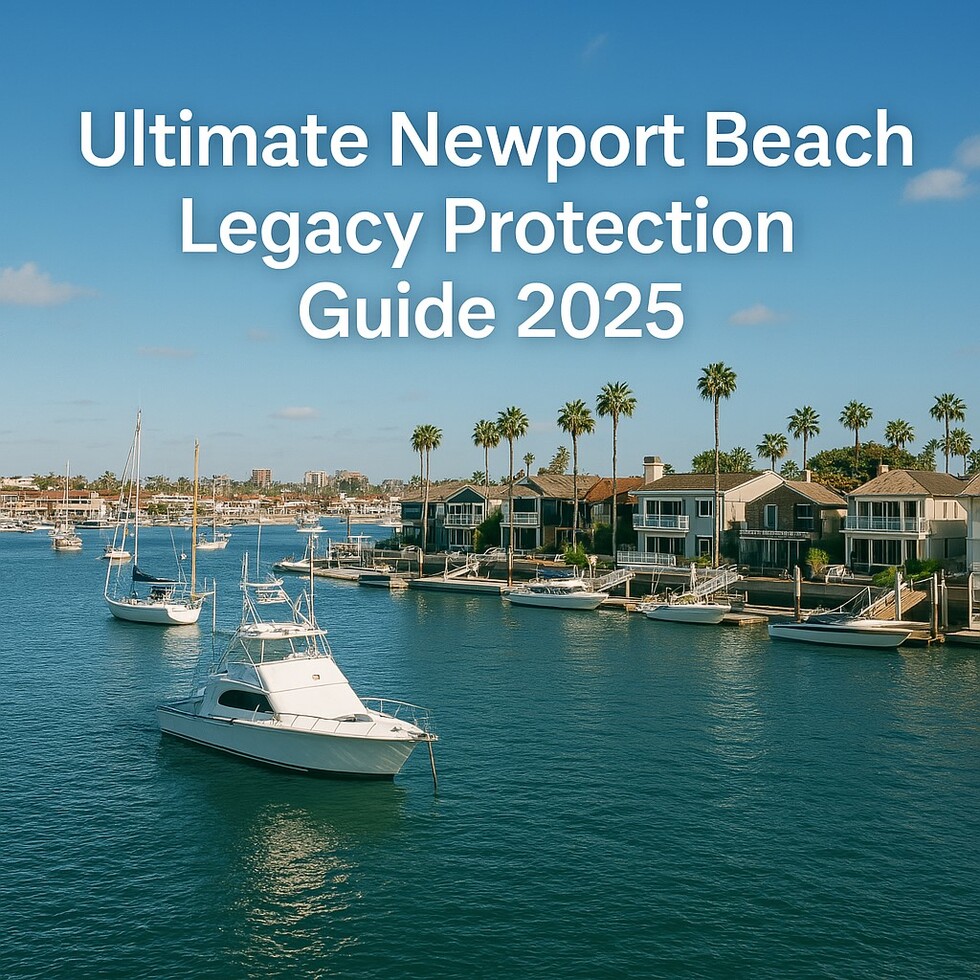 Waterfront Wealth Planning | Newport Beach Estate Protection 2025