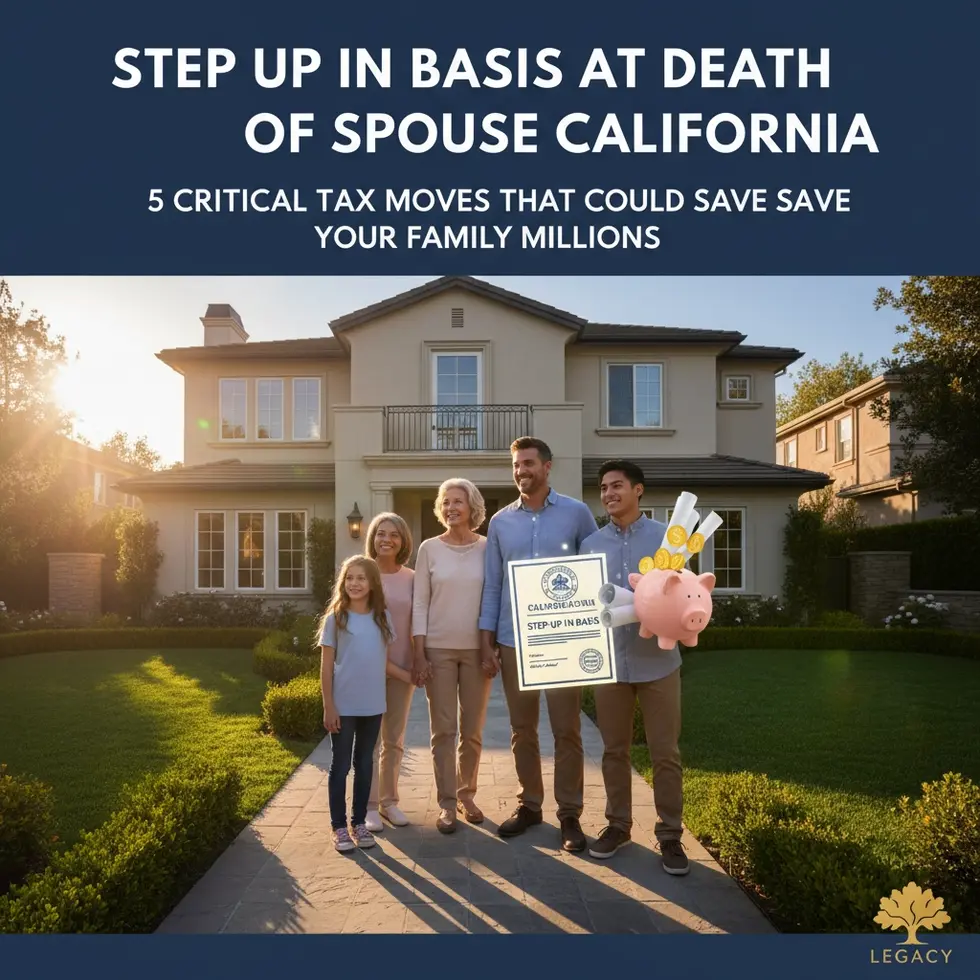 Step-Up in Basis at Death of Spouse in California | Estate Tax Savings ...