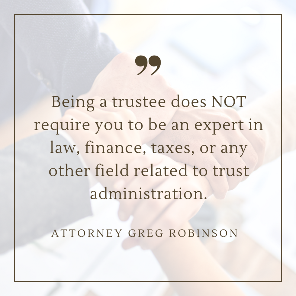 What’s A Trustee? | The Robinson Advocacy Group Professional Corporation