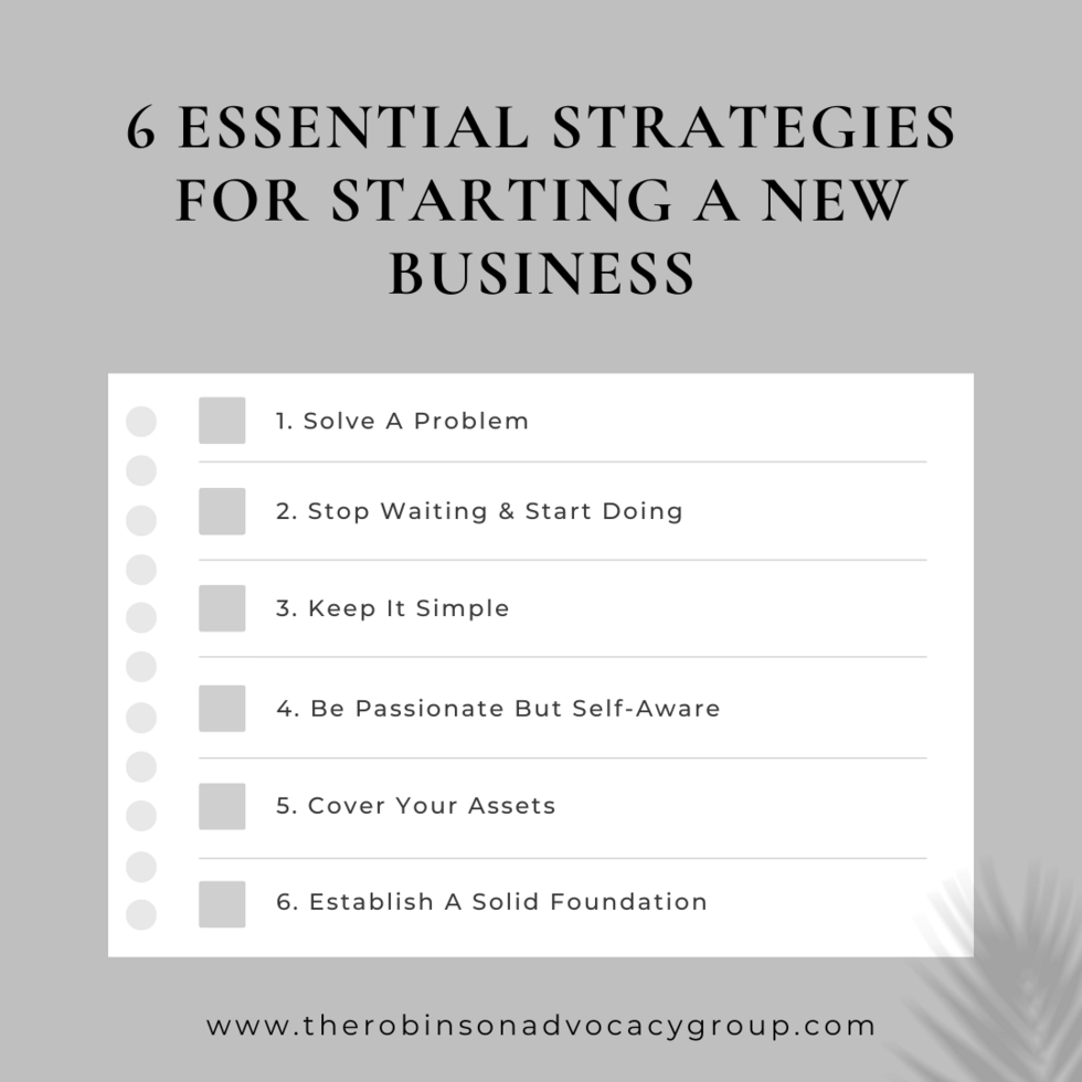 Starting A New Business | The Robinson Advocacy Group Professional ...