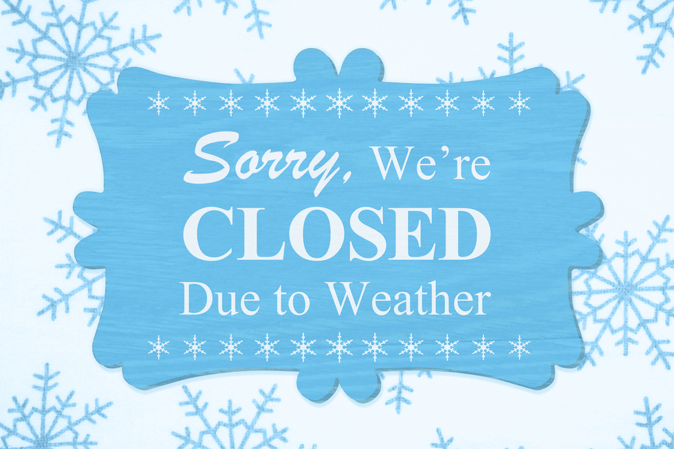 Office Closure Due To Winter Weather | The Law Office of Corry Kendall