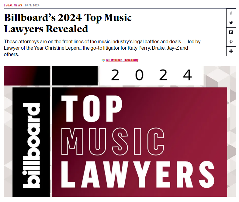 Neville and Doug Johnson Named to Billboard's 2024 List of Top Music ...