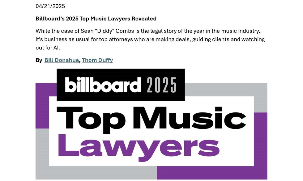 Neville and Doug Johnson Named to Billboard's 2025 List of Top Music ...