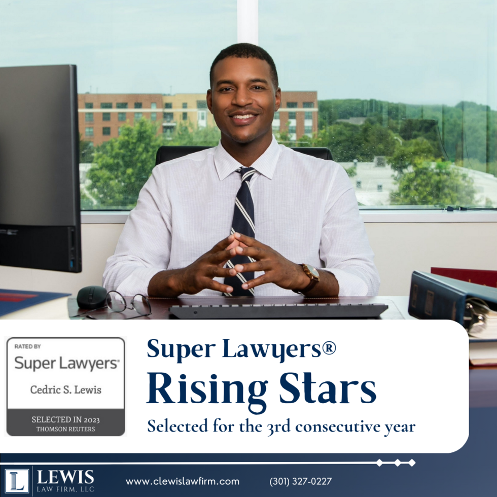 ATTORNEY LEWIS SELECTED TO 2023 SUPER LAWYERS®, RISING STARS | Cedric Lewis