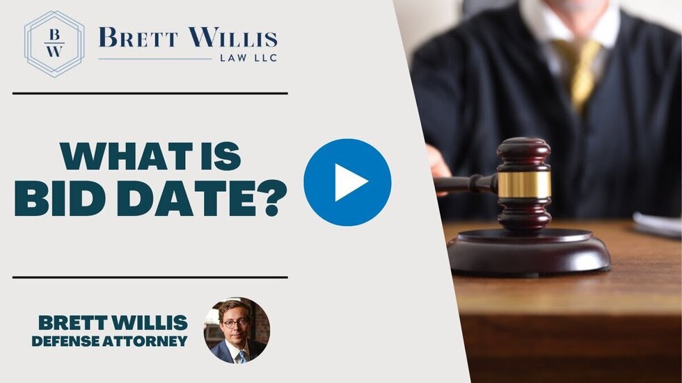 What Is a BID date in Georgia? | Brett Willis Law LLC