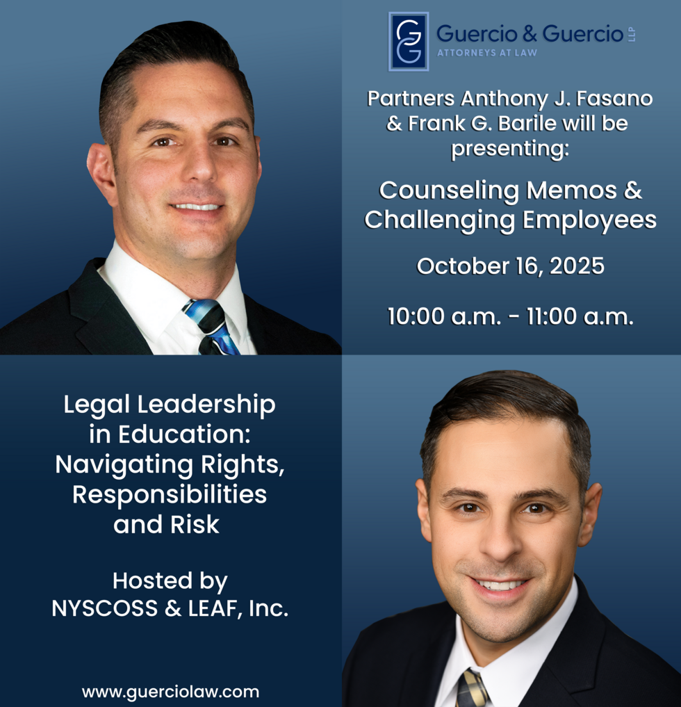 Presentation: Counseling Memos & Challenging Employees | Guercio ...