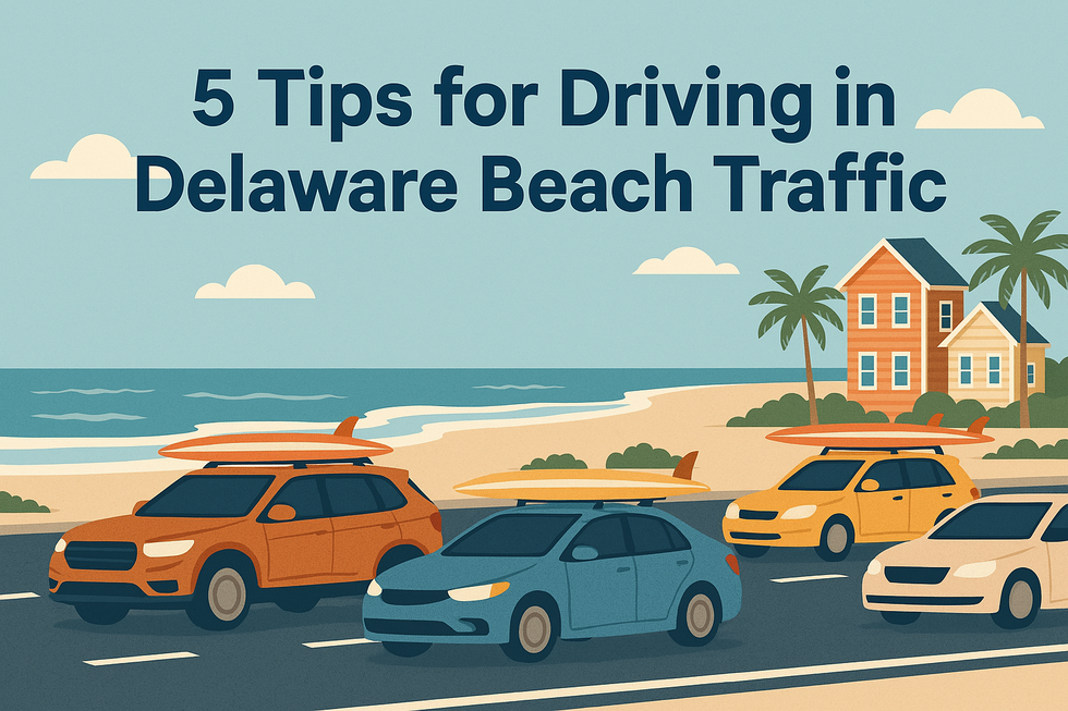 5 Tips for Driving in Delaware Beach Traffic | Law Office of Trapp Nicholl