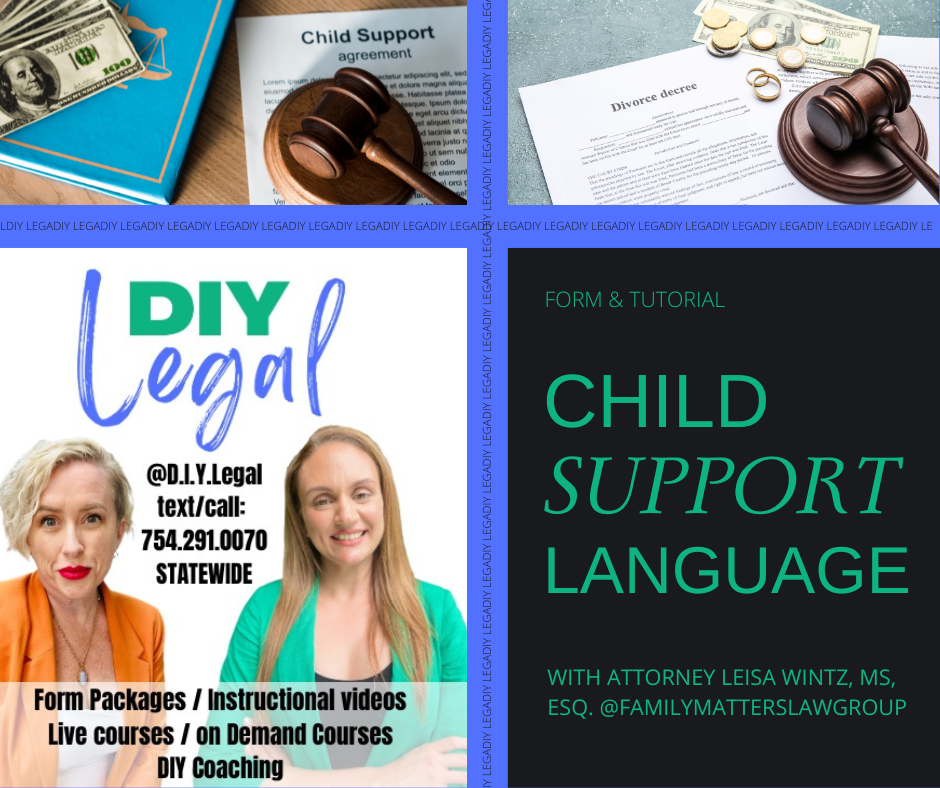 Decoding the Components of a Florida Child Support Order | Family ...
