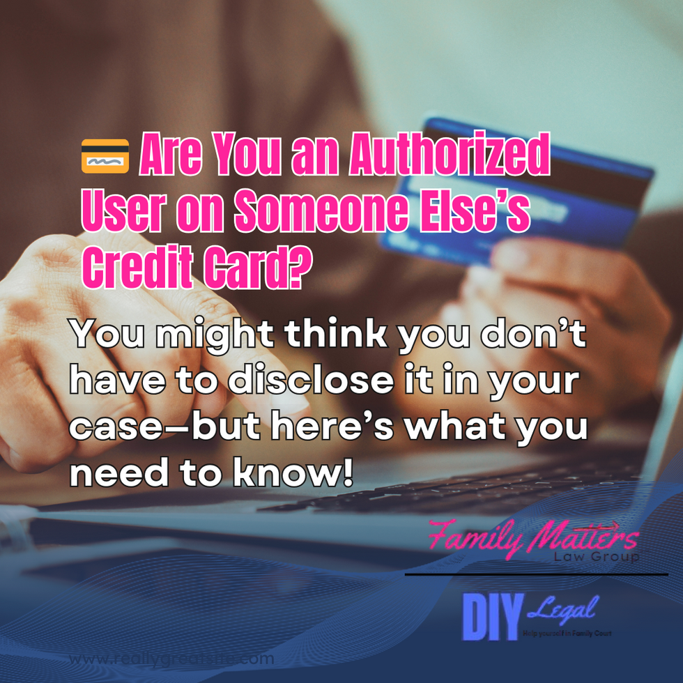 Are You an Authorized User on Someone Else’s Credit Card? Here’s Why ...