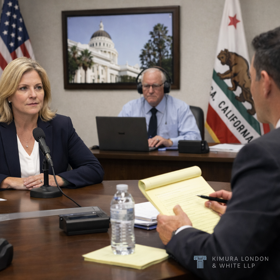 What Is a Deposition in California? | KLW Law