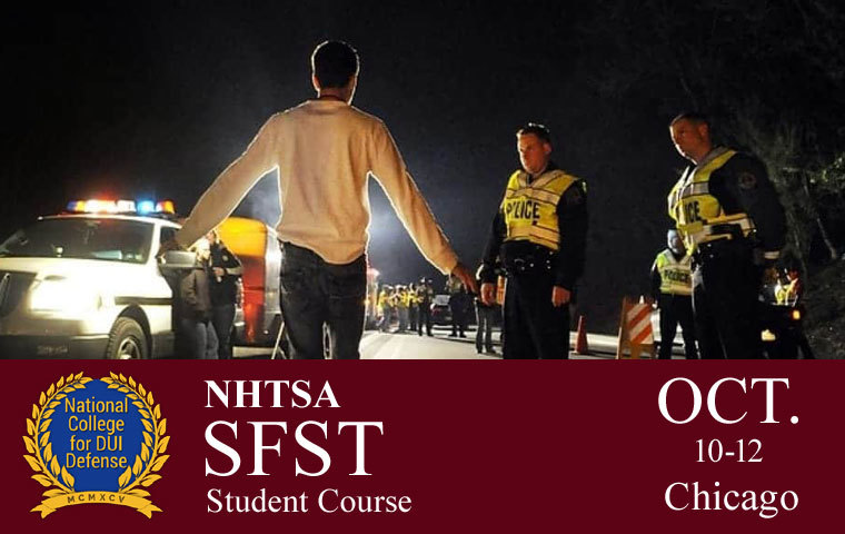 Advanced DUI FST Training | The Hamp Law Offices