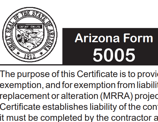 What To Know About Arizona Form 5005 | Brandon A. Keim - Phoenix Tax ...