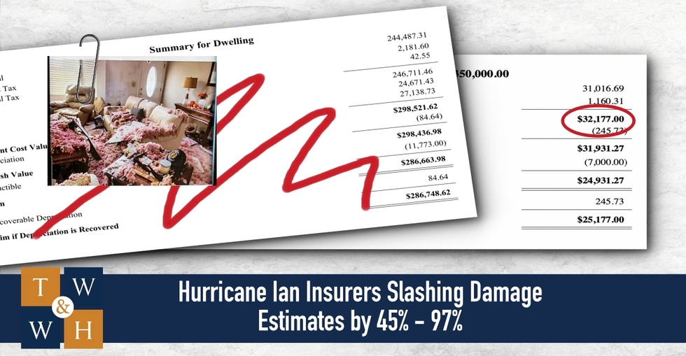 Hurricane Ian Insurers Slashing Damage Estimates 45% – 97% | Taylor ...