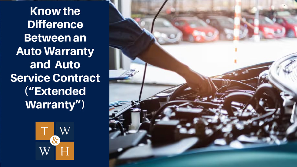 Know the Difference Between an Auto Warranty and Auto Service Contract ...