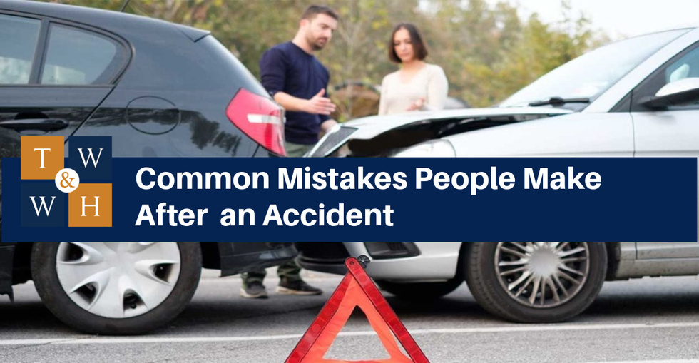 Common Mistakes People Make After an Accident | Taylor, Warren, Weidner, Hancock & Barnes, P.A.