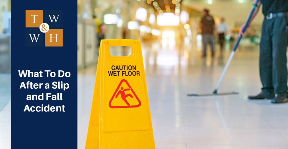 What To Do After a Slip and Fall Accident | Taylor, Warren, Weidner ...