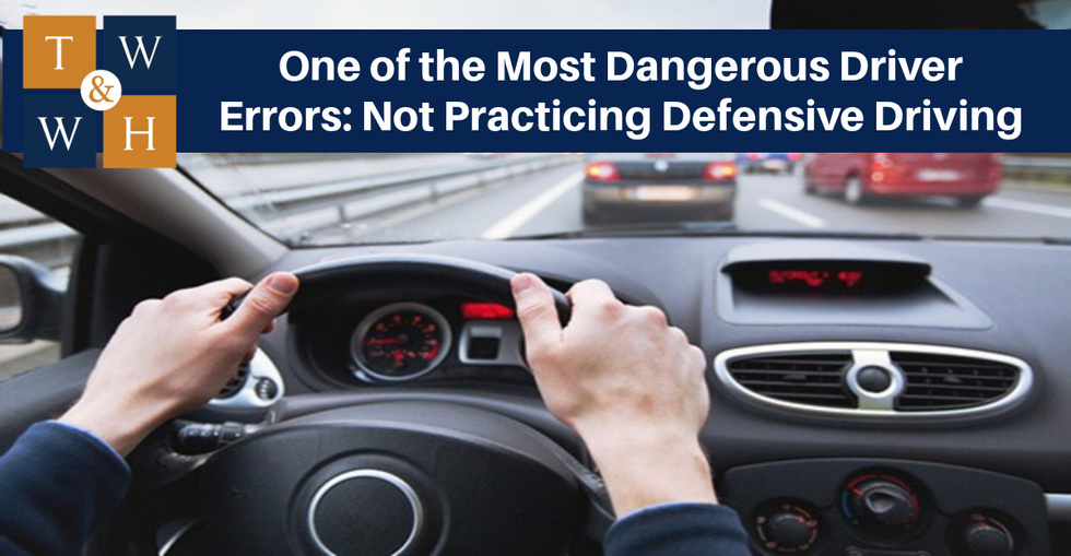 One of the Most Dangerous Driver Errors: Not Practicing Defensive ...