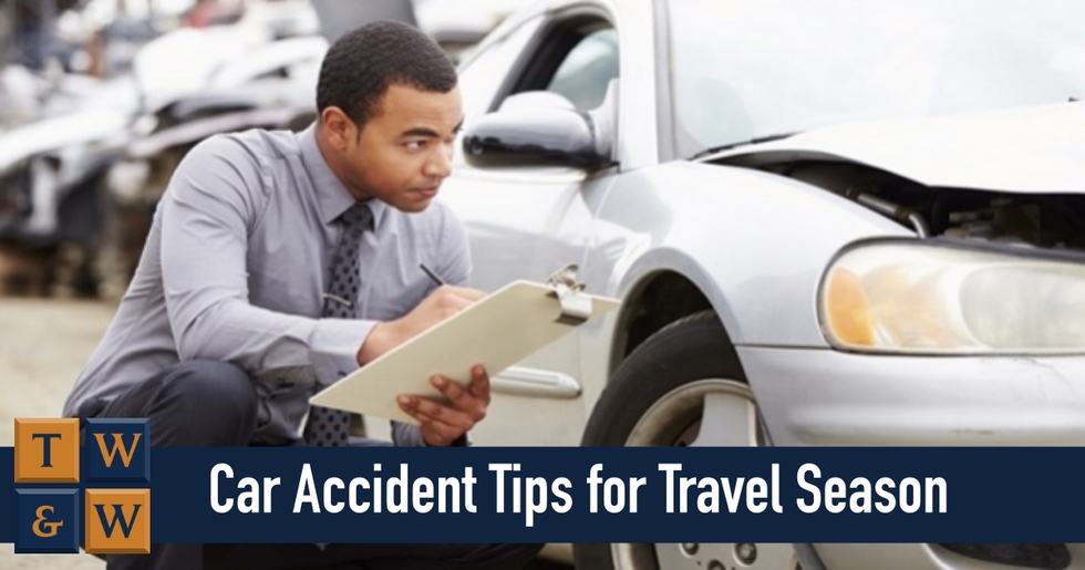 Car Accident Tips for Travel Season | Taylor, Warren, Weidner, Hancock & Barnes, P.A.