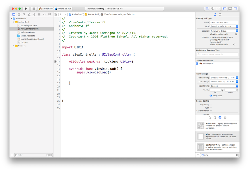 Swift Anchors Reading - Learn.co