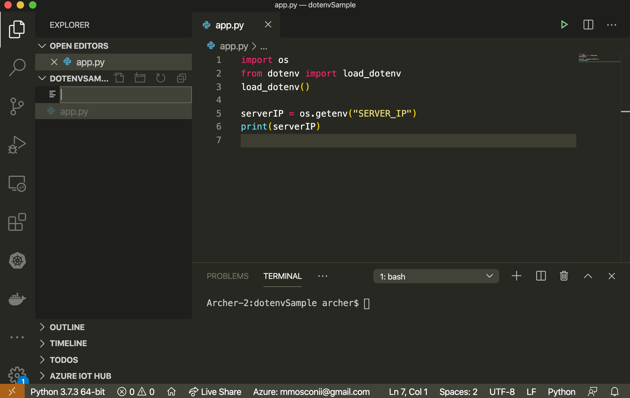Python env 