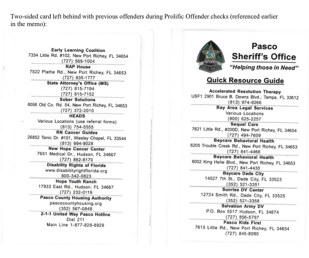 Pasco’s sheriff created a futuristic program to stop crime before it ...