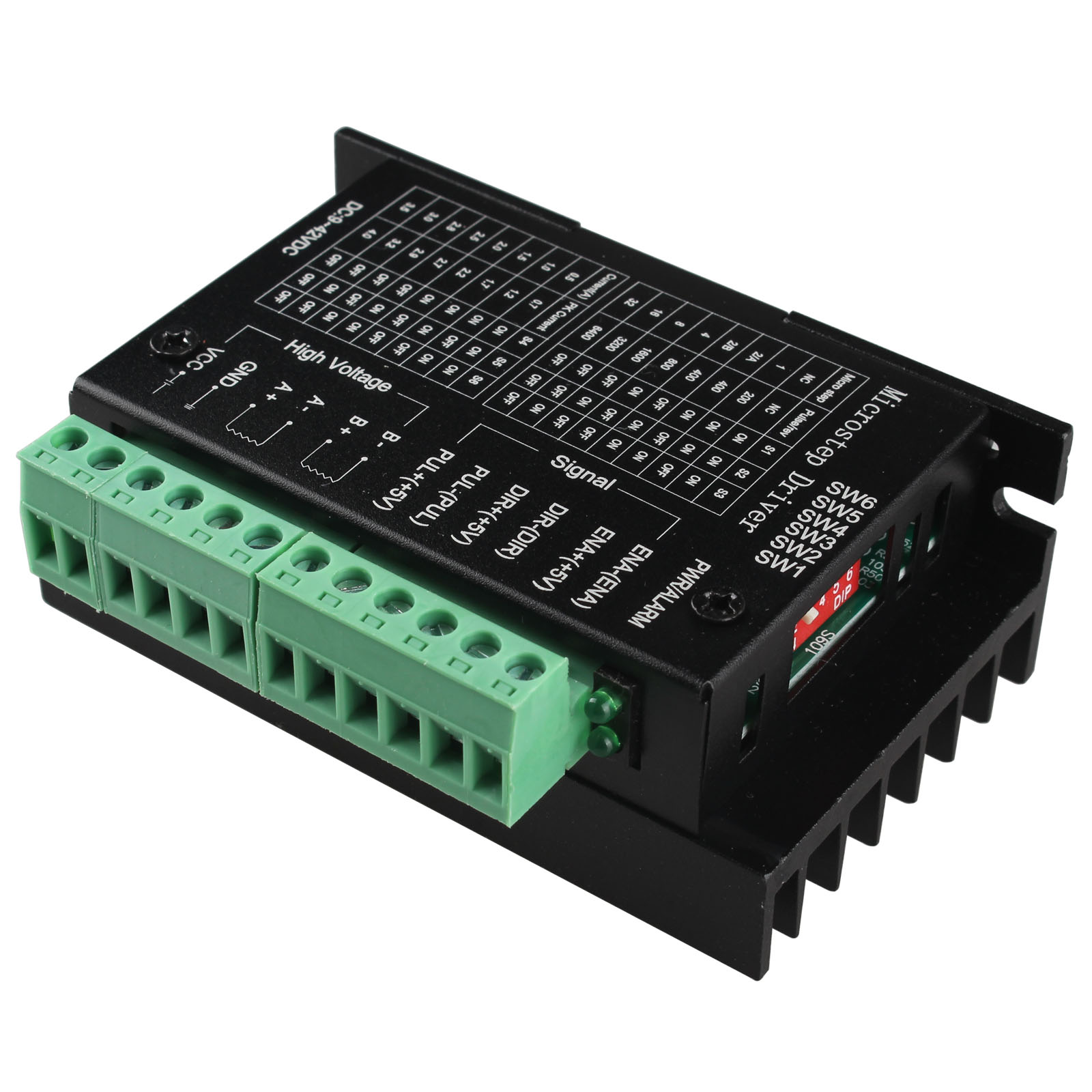 PCB 4A TB6600 Stepper Motor Driver Controller Board Black + Green | eBay