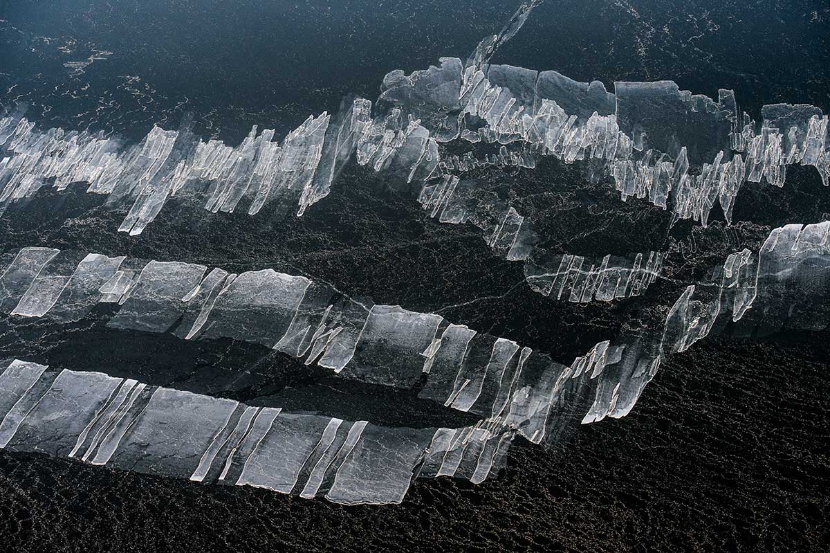 Formation of Ice- landscape photography