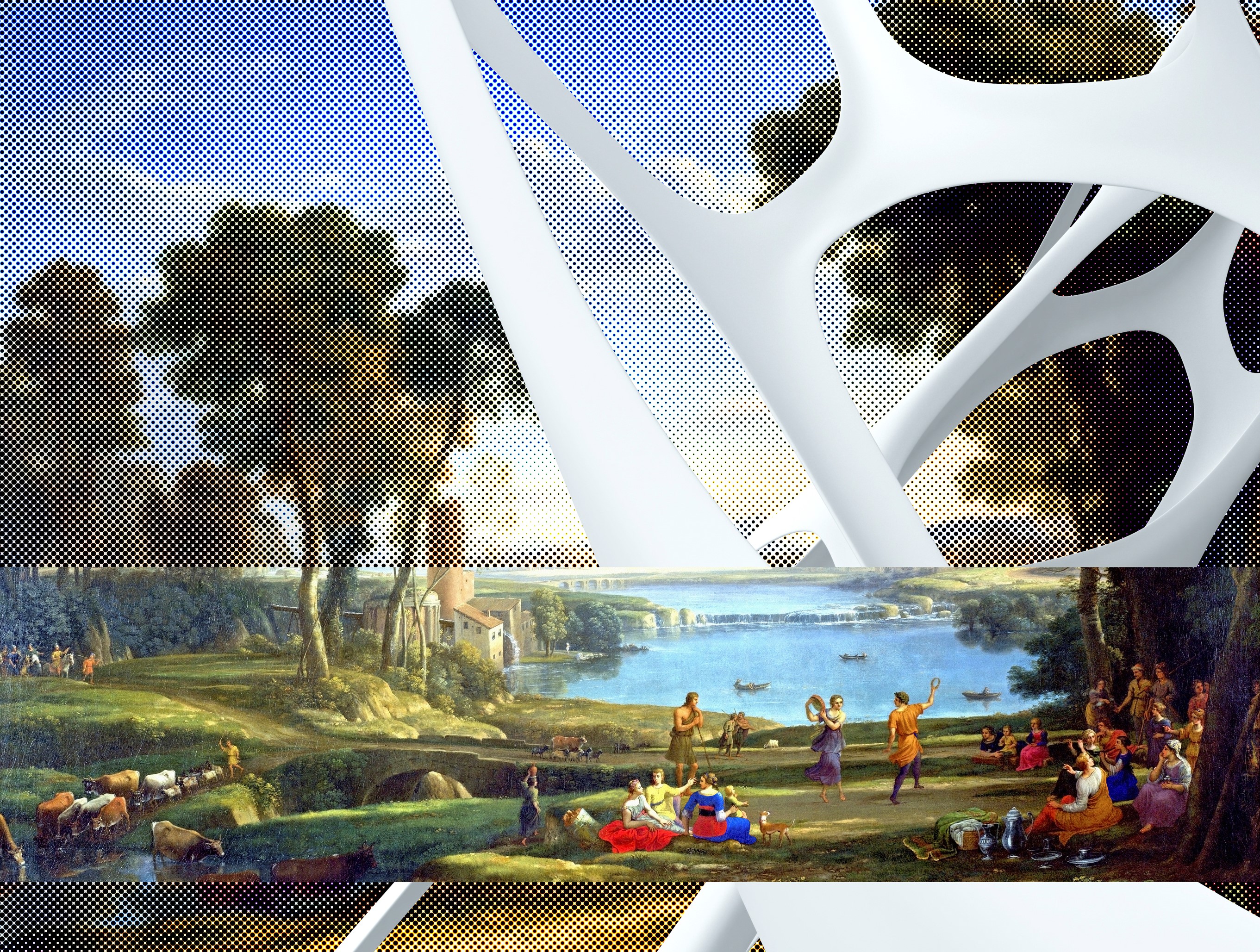 Skeleton Landscape on Bucolic Grounds by Thomas Robson