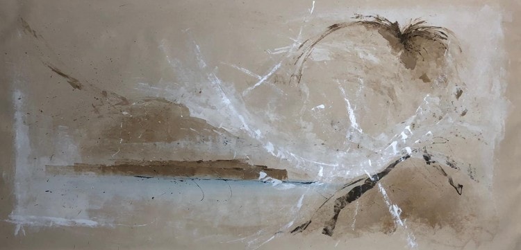 Tranquility painting by Micky Goldstein